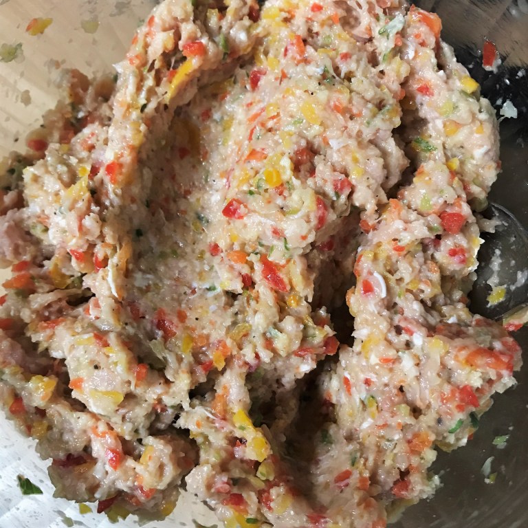 Confetti Chicken Meatballs | Comfort du Jour