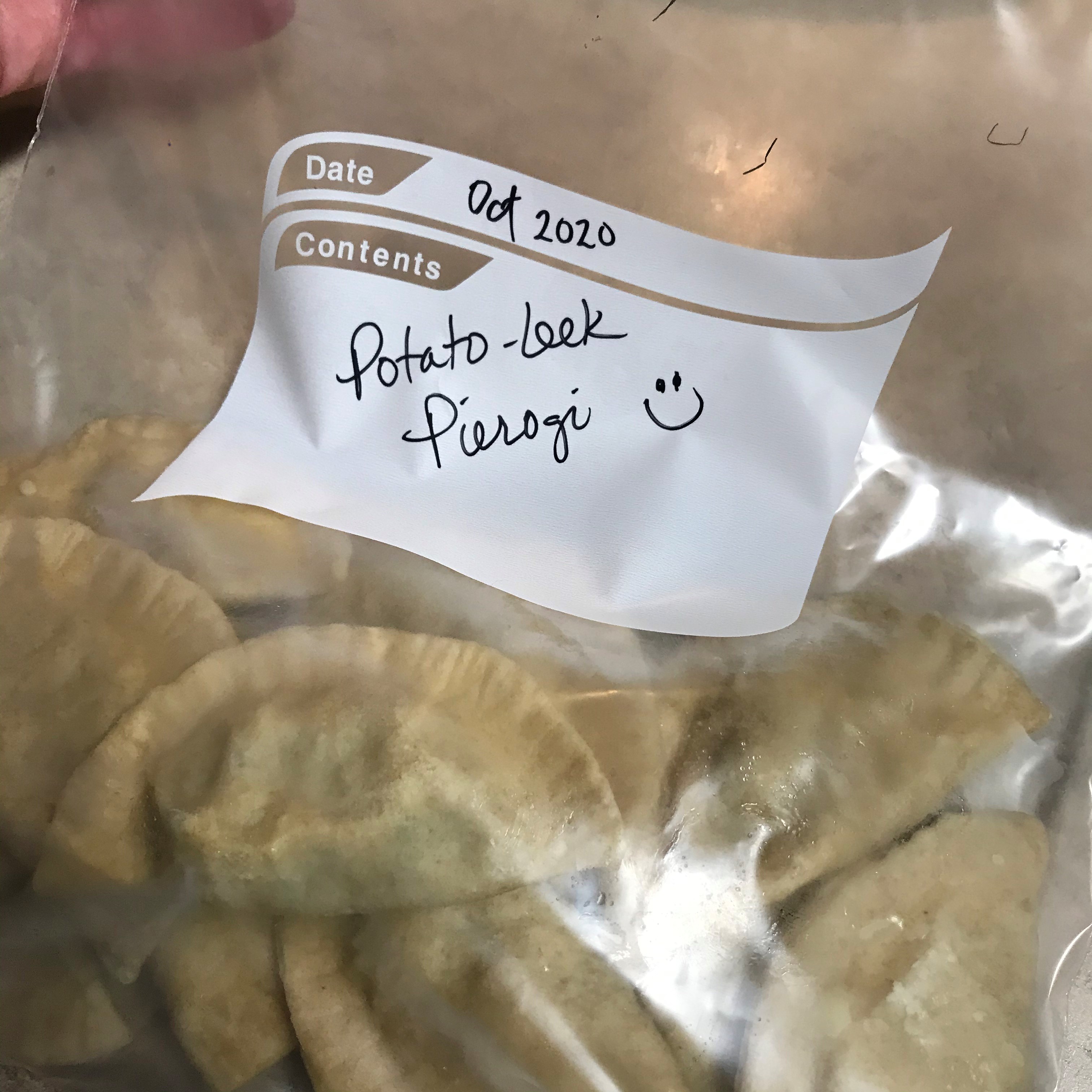 Pierogi with Potato, Leek and Spinach Filling | Comfort du Jour