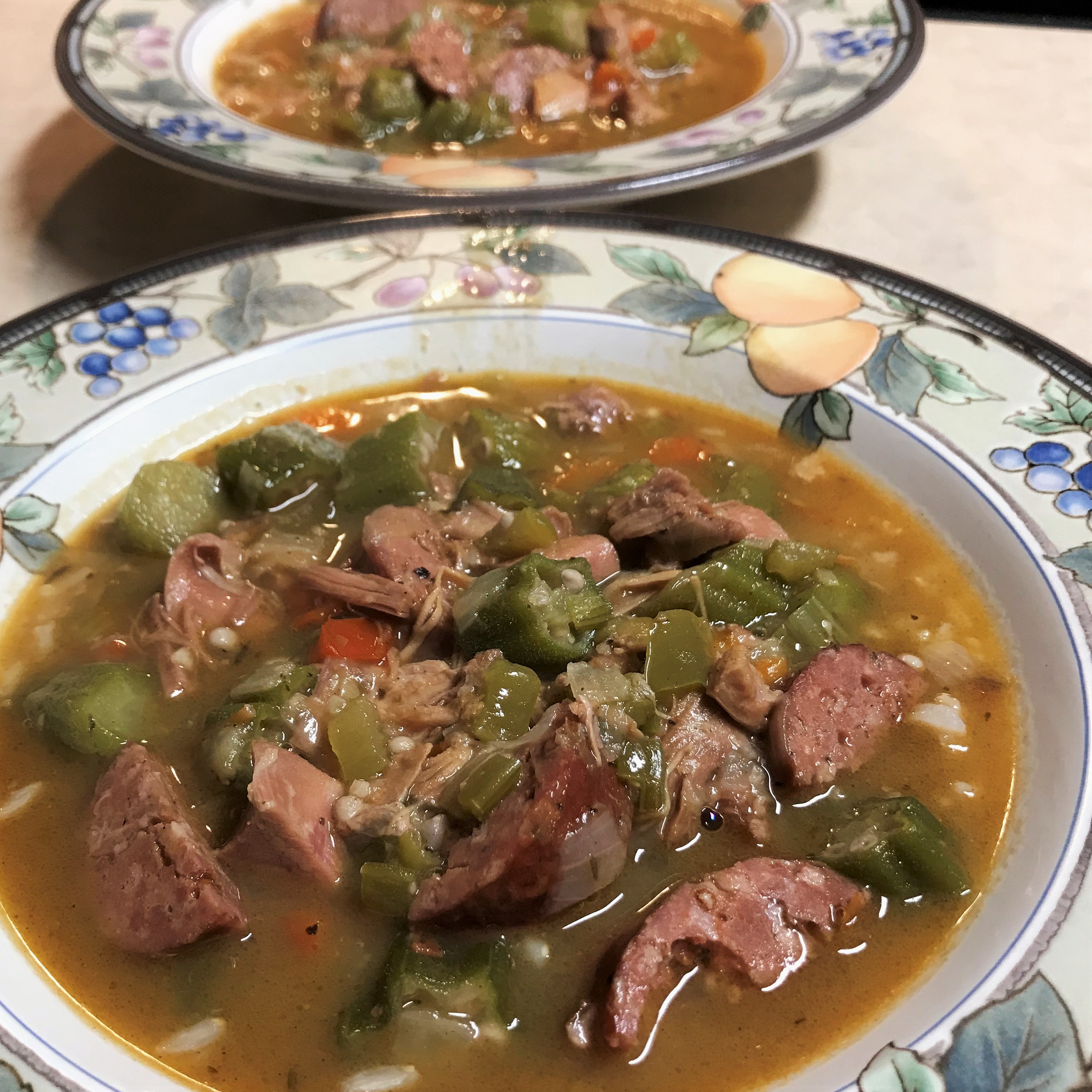 Leftover Turkey Gumbo | Comfort du Jour