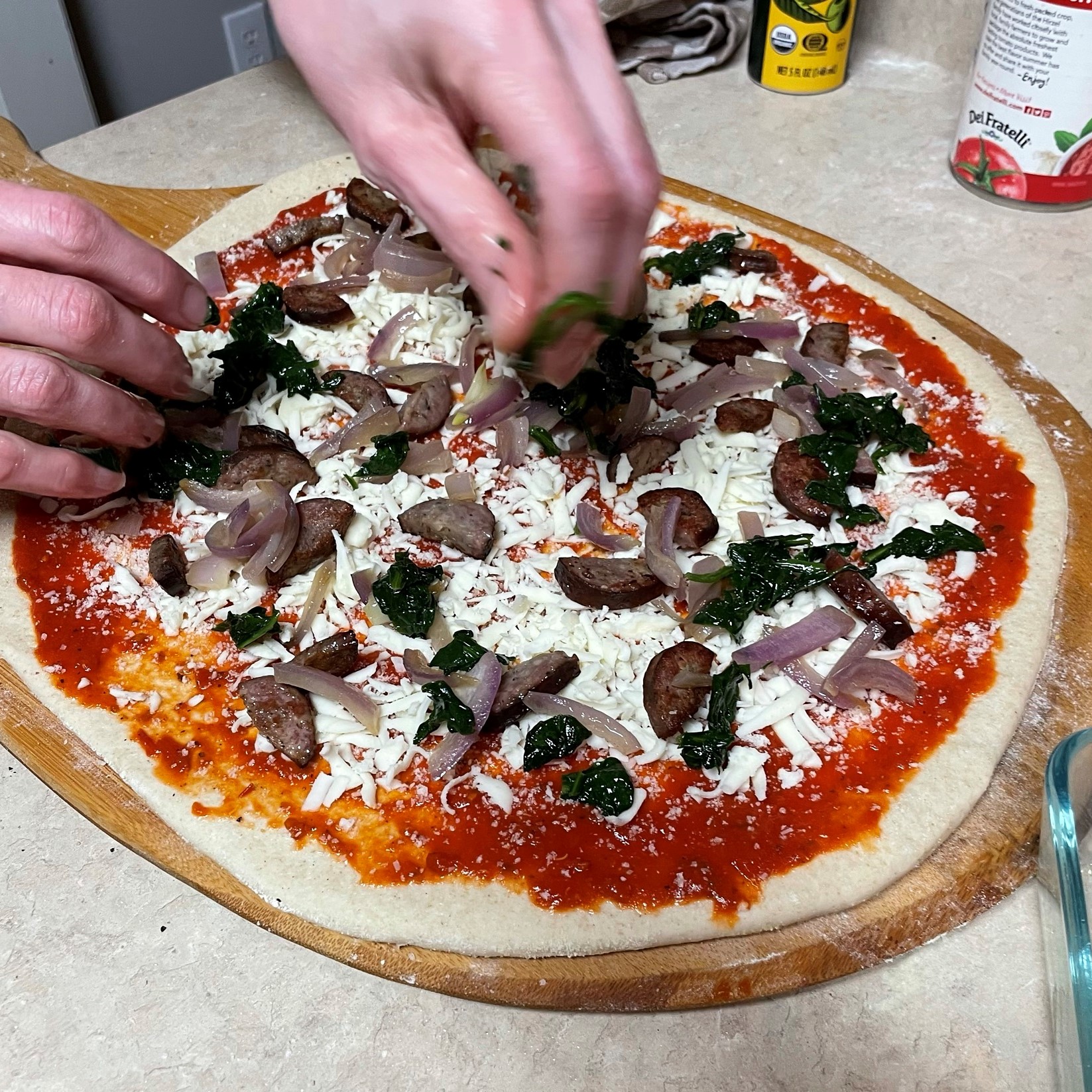 My Big Fat Greek Pizza | Comfort du Jour