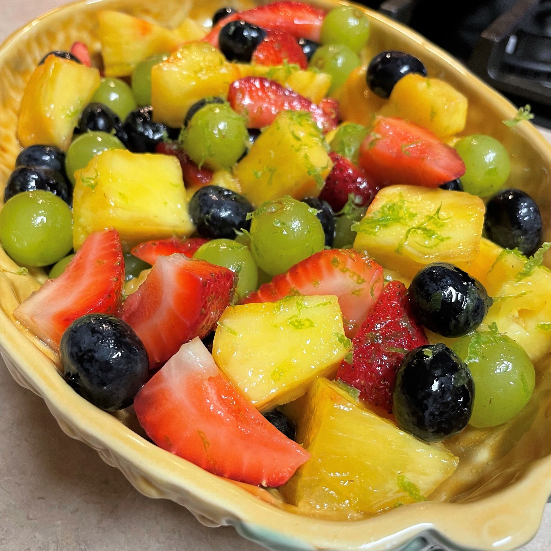 Orange & Honey-Ginger Fruit Salad | Comfort du Jour