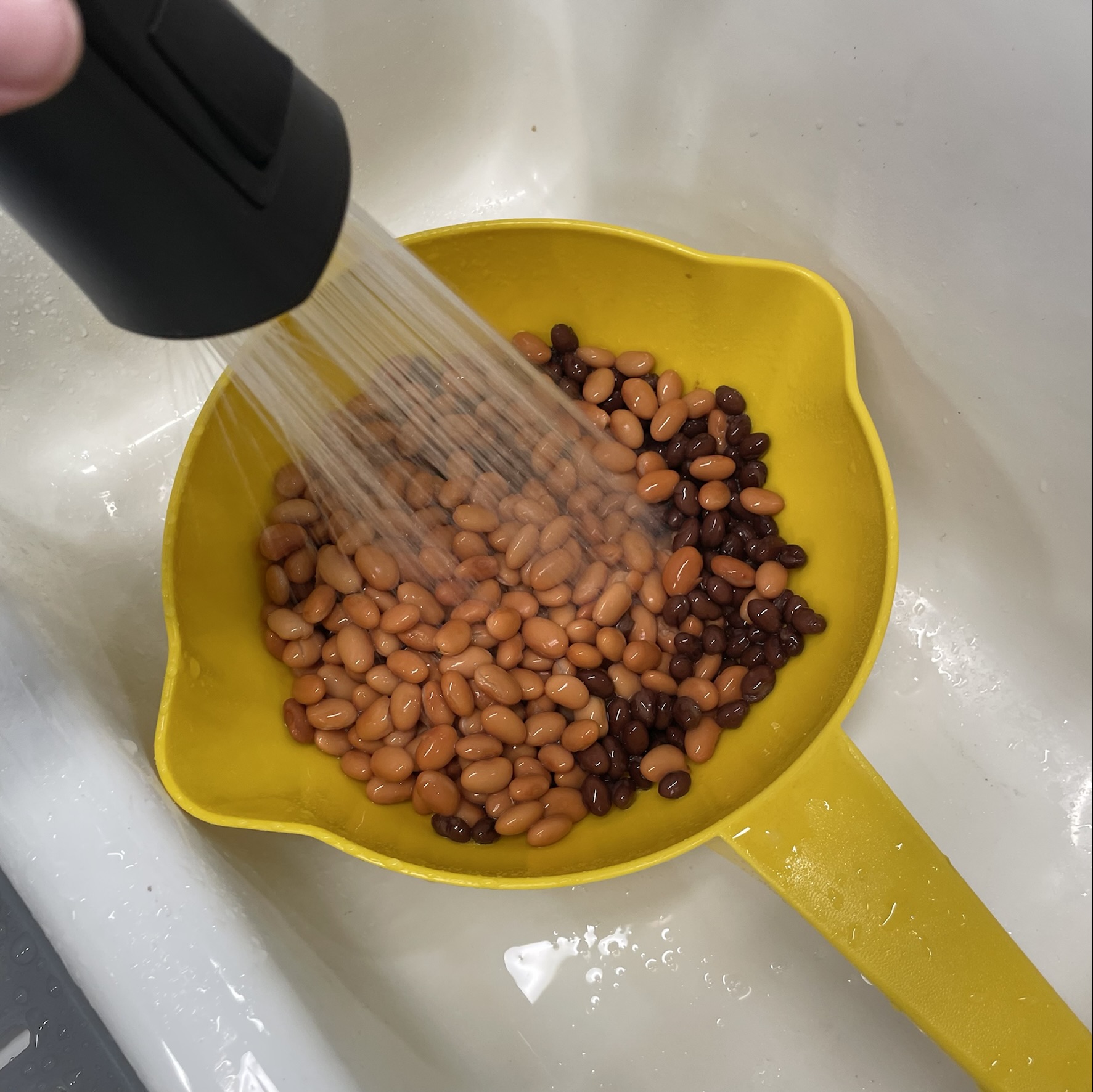 Quick & Easy Refried Bean Soup | Comfort du Jour