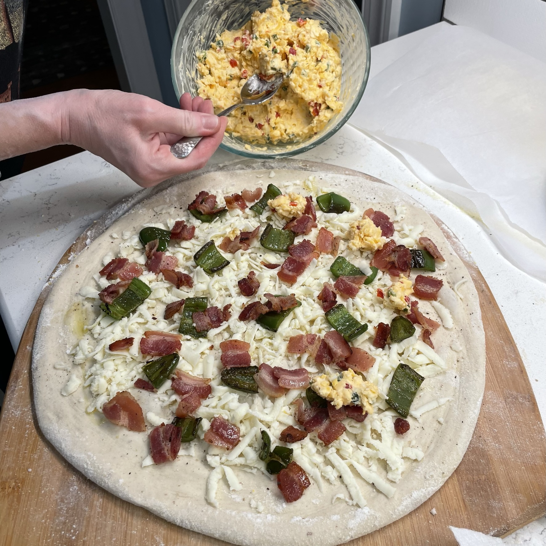 Jalapeño Popper Pizza | Comfort du Jour