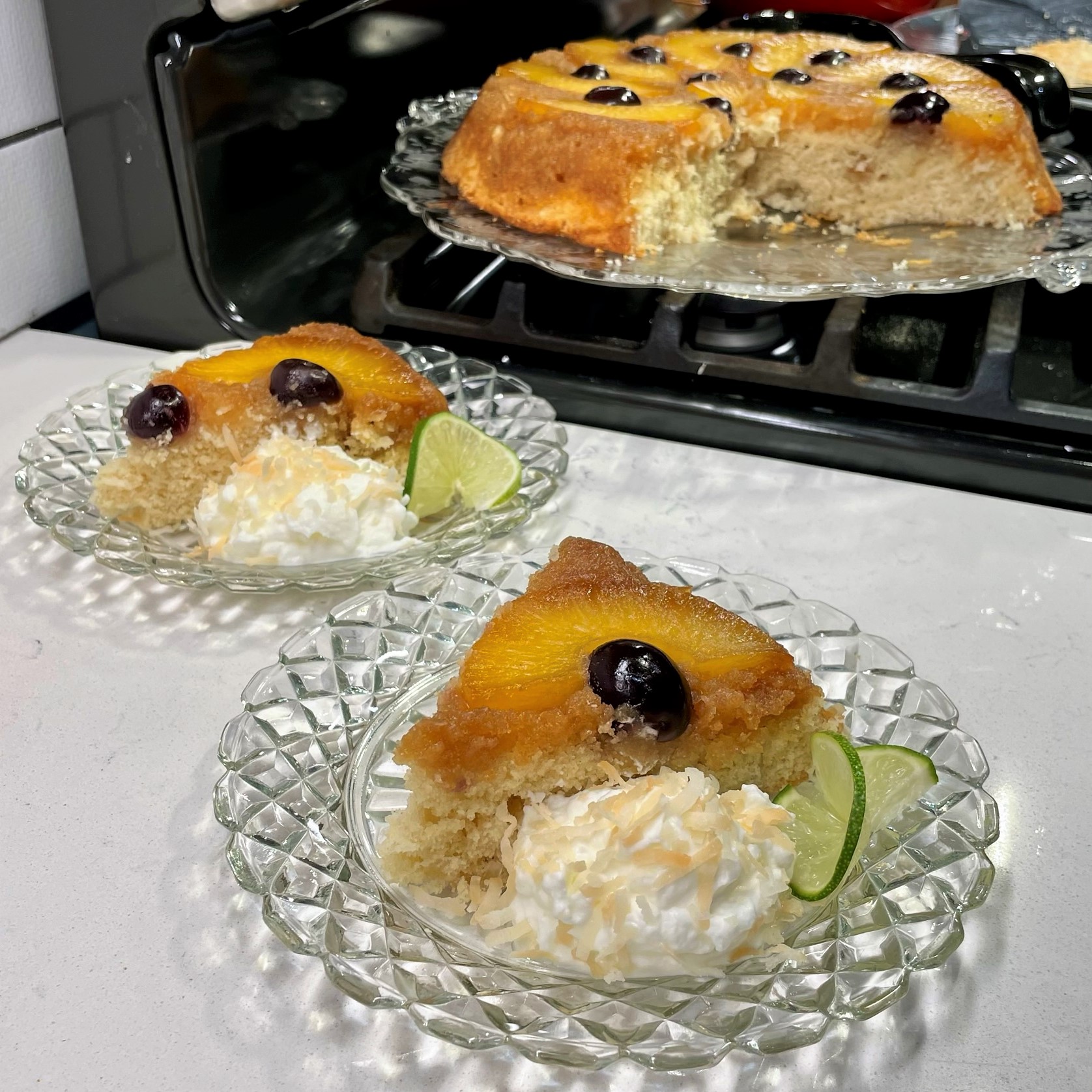 Tiki Cocktail Skillet Cake | Comfort du Jour