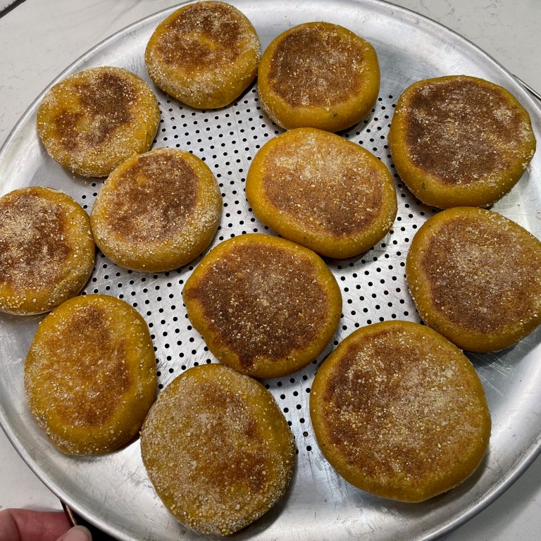 Sourdough Pumpkin & Sage English Muffins | Comfort du Jour